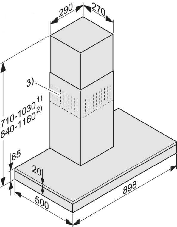 Miele DA 6698 W Puristic Edition 6000 Dunstabzugshaube | Elektro Pierednik